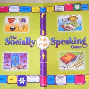 Toys | The Socially Speaking Game Children Board Game Rare | Poshmark